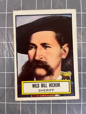1952 TOPPS LOOK N SEE #60 WILD BILL HICKOK SHERIFF TRADING CARD NM #2 ...