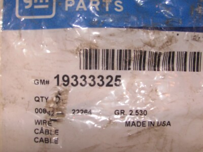 GENUINE OEM GM MULTI PURPOSE WIRE CONNECTORS 19333325. SHIPS OUT NEXT ...