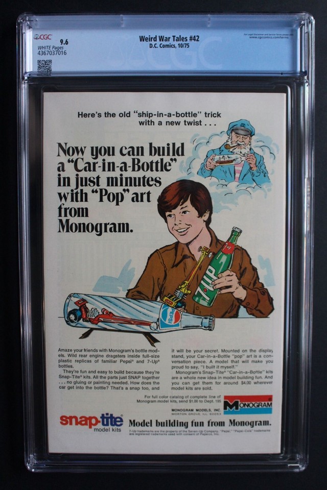 Weird War Tales #42 NAZI SKELETON Pilots Air Battle 1975 Doomsday ...