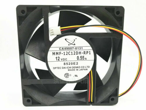 1PC Mitsubishi MMF-12C12DH-RP1 DC12V 0.55A 12038 cooling fan three wire ...
