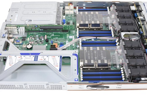 Supermicro SYS-6019U-TR25M X11DPU 2x Xeon Gold 6140 96GB RAM 4x 3.5" 1U ...