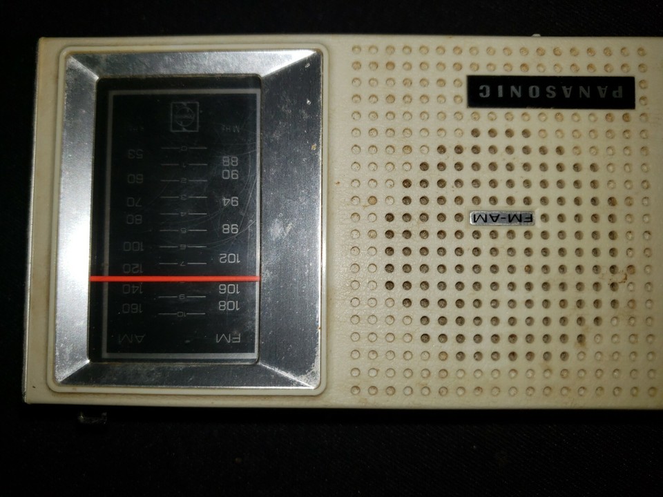 VINTAGE PANASONIC RF-541 HAND HELD TRANSISTOR AM/FM RADIO SET - JAPAN ...