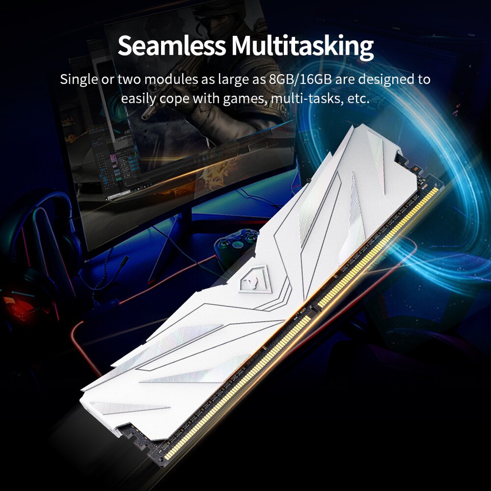 Netac DDR4 32GB (2x16GB) DDR4 3200MHz C16 UDIMM Desktop Internal Memory ...