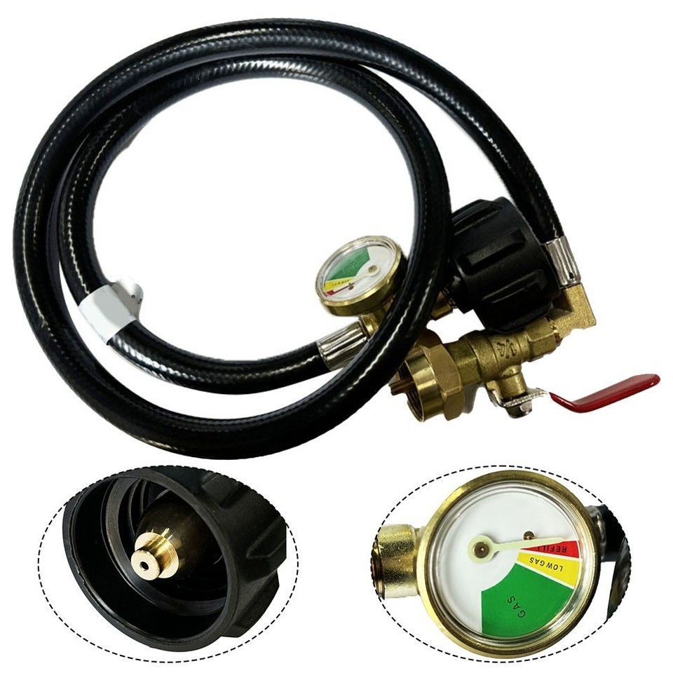 Camping Outdoor Activities Propane Adapter Hose Versatile Compatibility ...