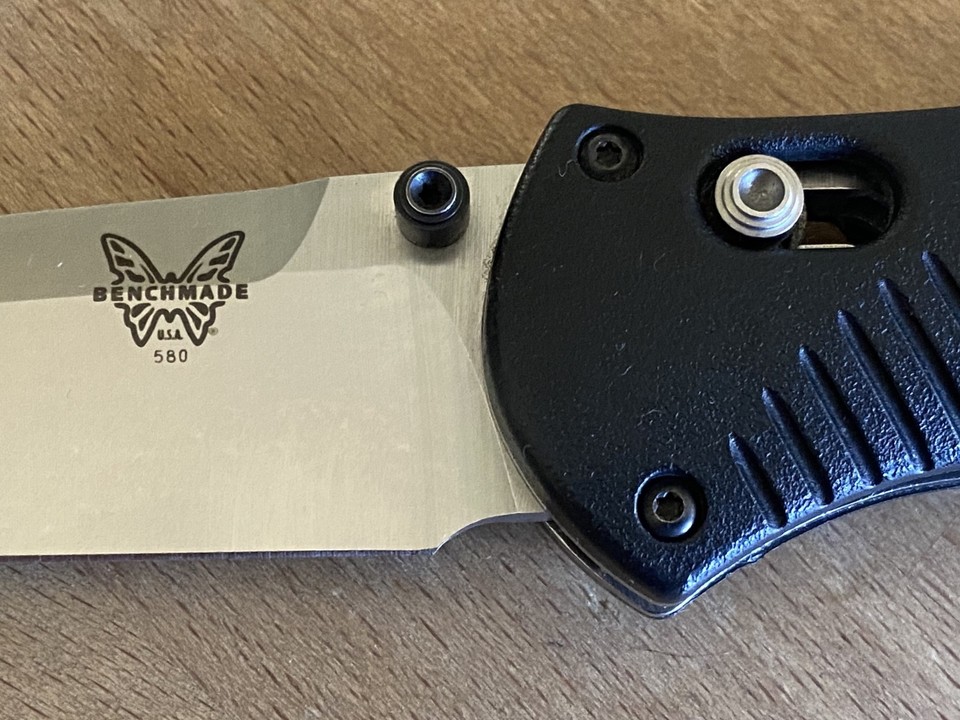 Benchmade 580 Barrage Osborne Assisted Folding Knife 3.6" 154CM Plain ...