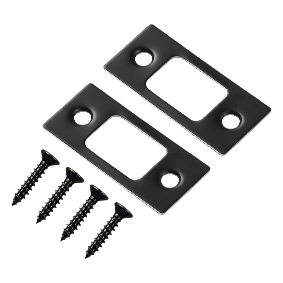 Secure Fit Stainless Steel Lock Deadbolt Strike Plates for Easy ...