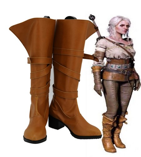 Witcher 3 Wild Hunt Cirilla Ciri Cosplay Costume Kostüme Schuhe Shoes ...