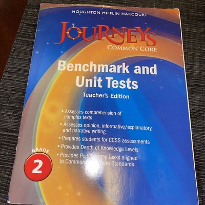 JOURNEYS: BENCHMARK AND UNIT TESTS TEACHER'S EDITION GRADE By Houghton ...