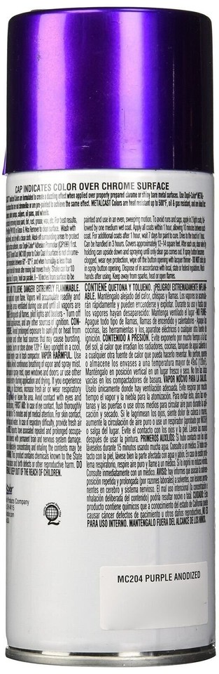 Dupli-Color MC204 Metalcast Automotive Spray Paint - Purple Anodized ...