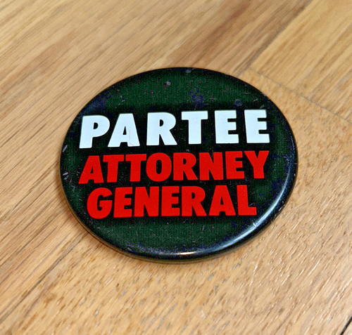 CECIL PARTEE for ATTORNEY GENERAL Button Pin ILLINOIS | eBay
