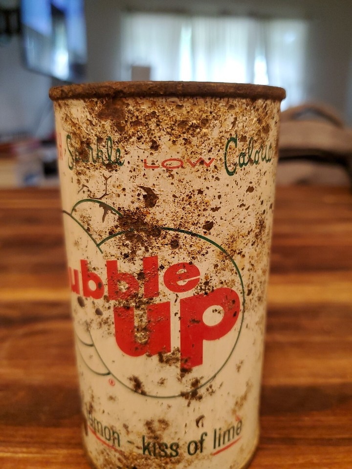 Bubble Up Lemon Lime Flat Top Soda Can | eBay