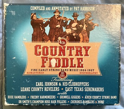 Country Fiddle - Early String Band (4 CD) Box Set - Good to Very Good ...