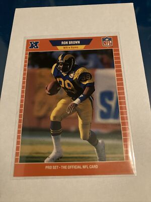 1989 Pro Set Football #196 Ron Brown Rams | eBay