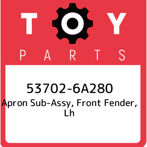 53702-6A280 Toyota Apron sub-assy, front fender, lh 537026A280, New ...