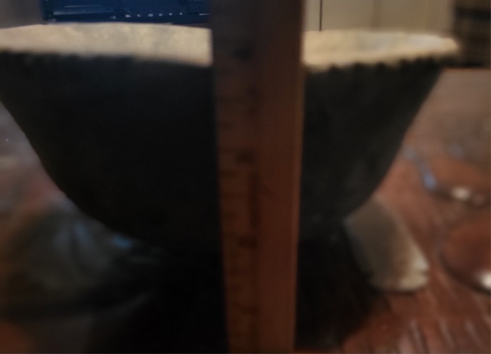 Solid Mississippian Pie Crust Rim Bowl Ancient Native American Indian ...