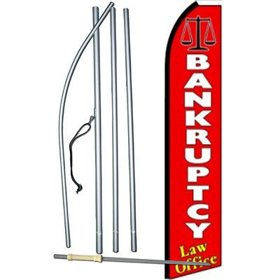 Bankruptcy Swooper Flag Kit | eBay