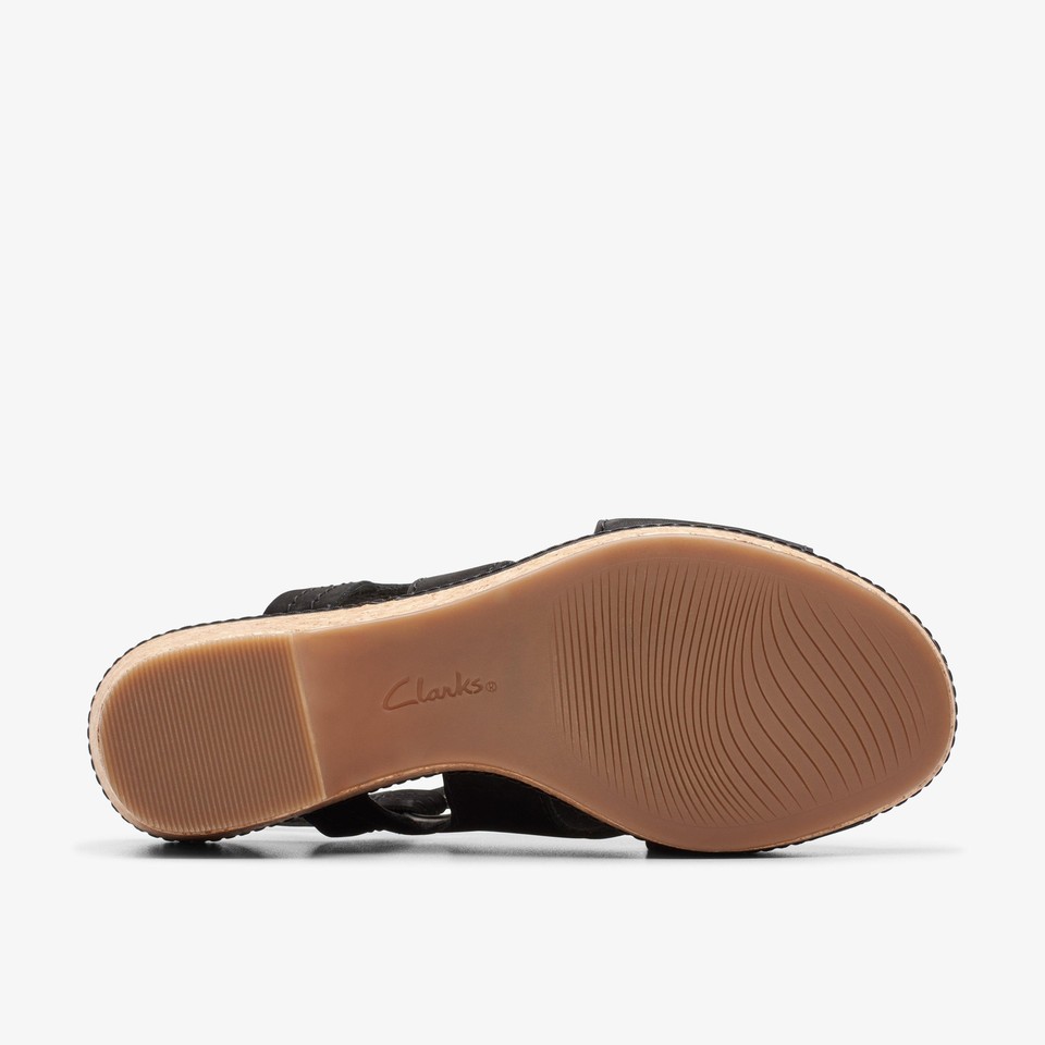Clarks Women's Giselle Loop Black Leather 26178047 | eBay