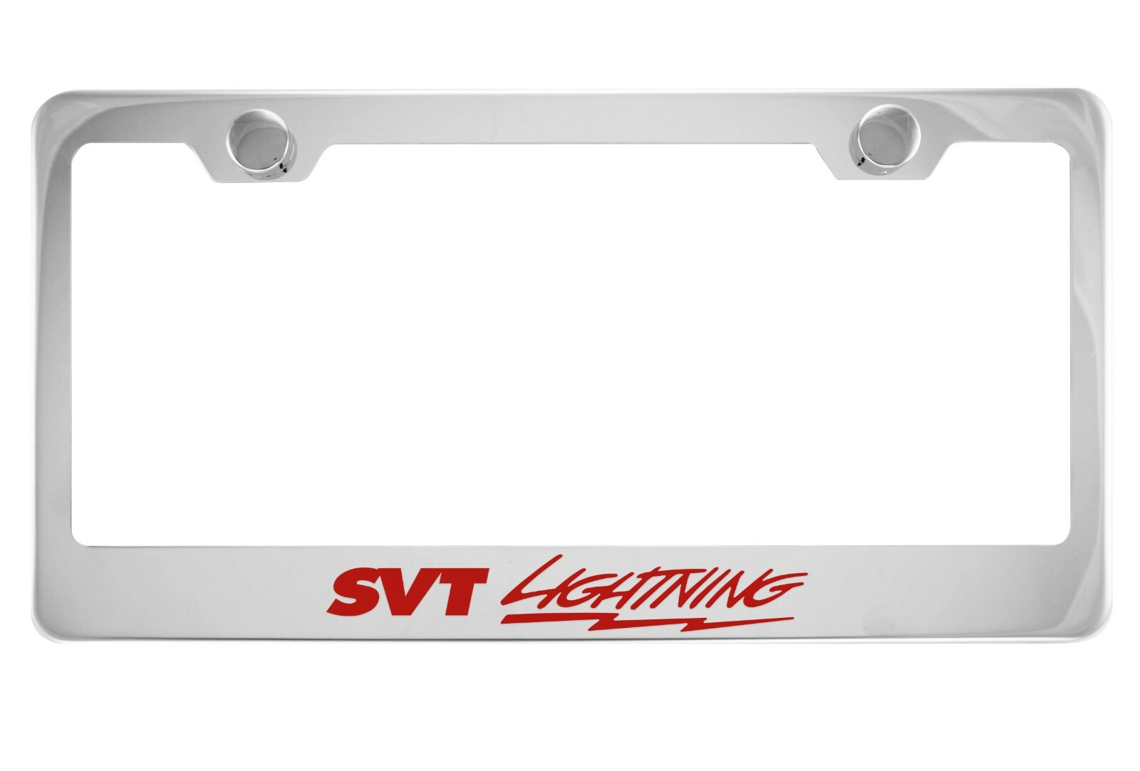 Chrome License Plate Frame for SVT Lightning | eBay