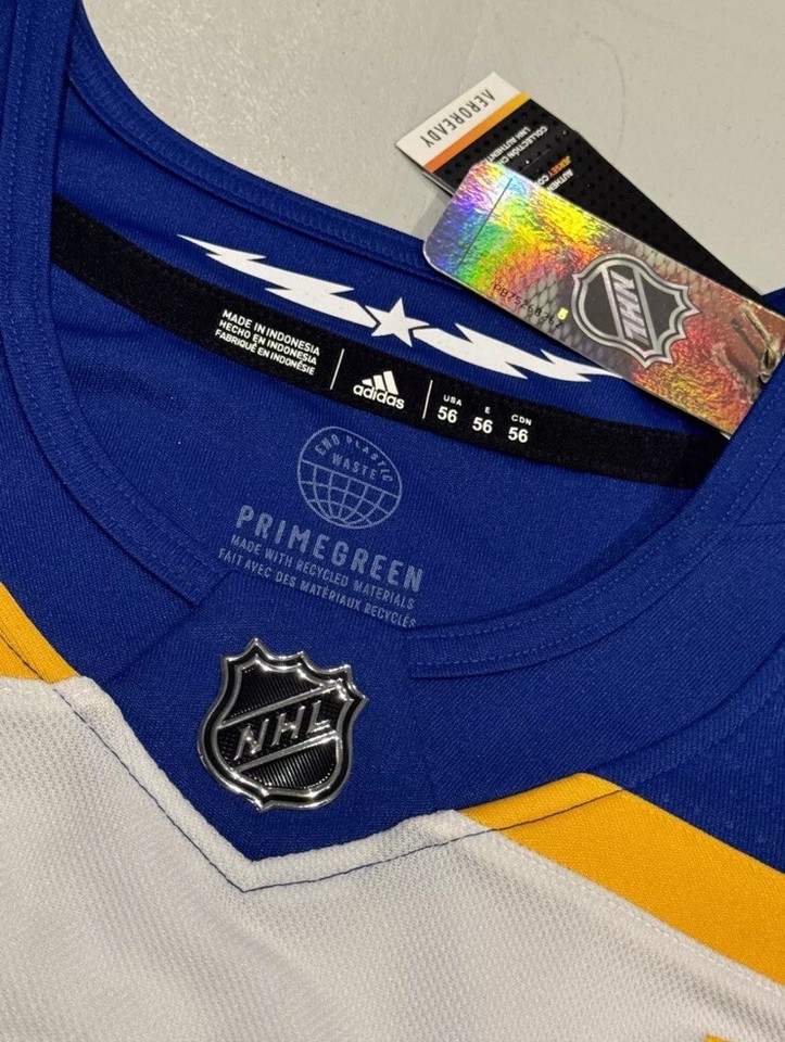 AUTHENTIC ADIDAS BUFFALO SABRES ROAD JERSEY PRIME-GREEN #16 SIZE 56 | eBay