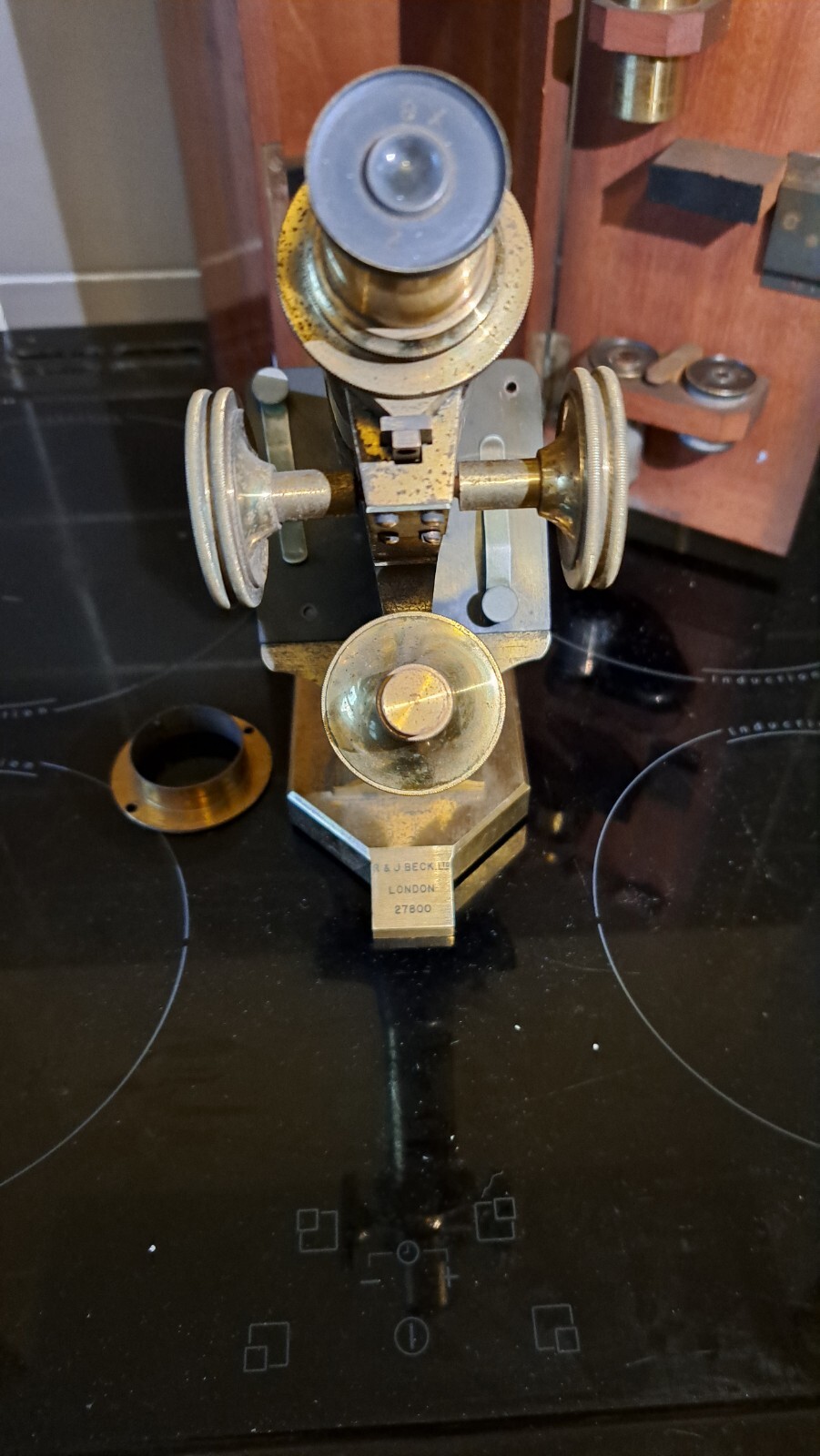 R And J Beck Ltd London Microscope Brass Vintage Antique Cica 1890 No ...