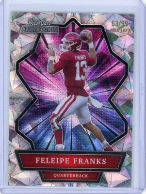 2021 Wild Card Alumination Feleipe Franks Panthers Silver Holo Lux #63/ ...