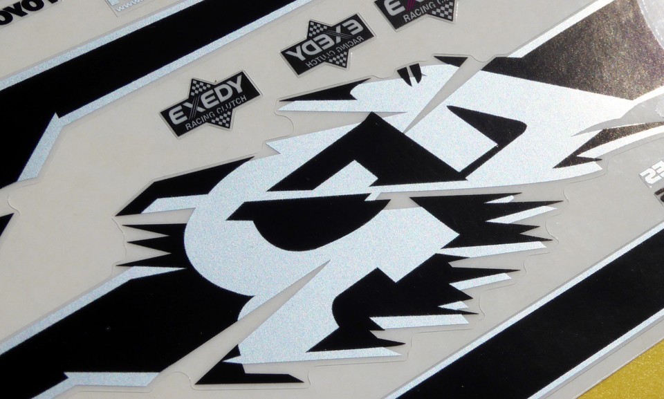 RC 10th 1:10 scale FAST AND FURIOUS MITSUBISHI EVO stickers decals ...