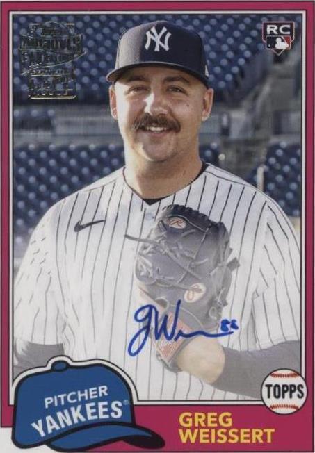 2023 Topps Archives - 1981 Fan Favorite Autographs Greg Weissert #81FF ...