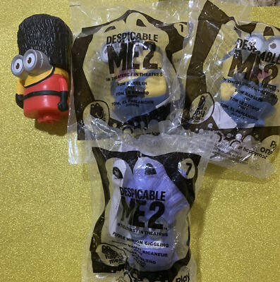 Despicable Me2 McDonalds’s Happy Meal Toys Cake Toppers | eBay
