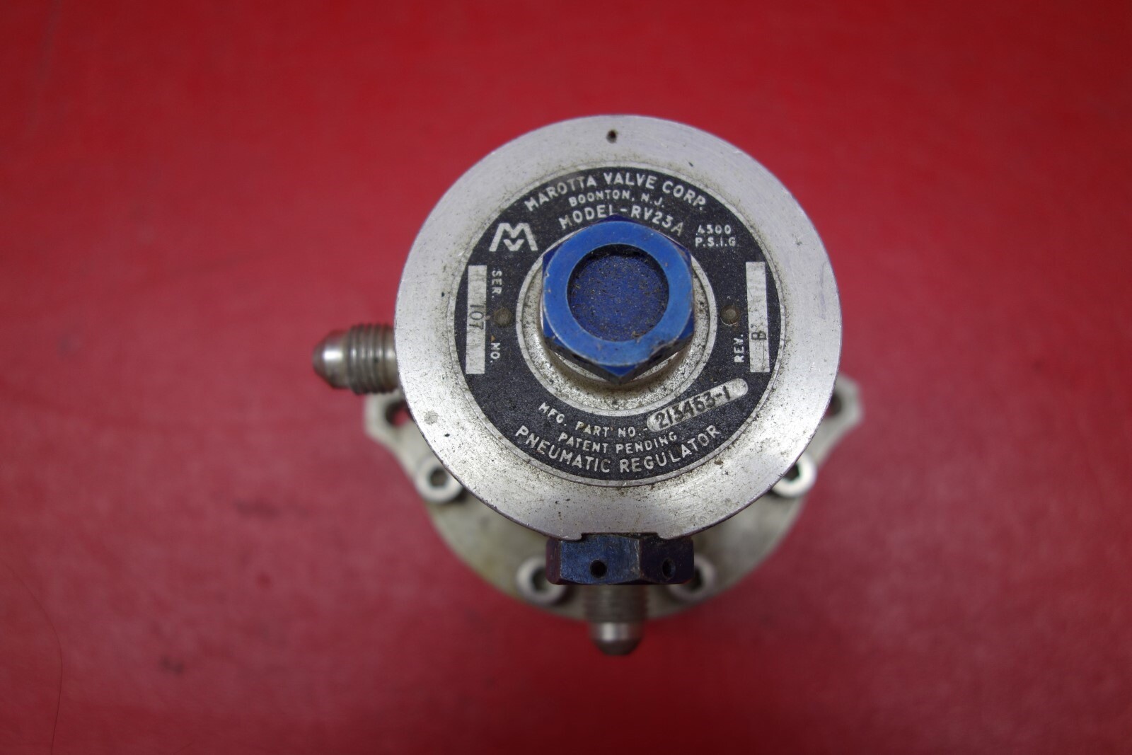 Marotta Valve Corp. RV23A Pneumatic Regulator PN 213453-1 | eBay