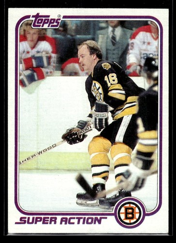 1981-82 Topps Hockey #E129 Rick Middleton "Set Break" Mint Super Action Bruins | eBay