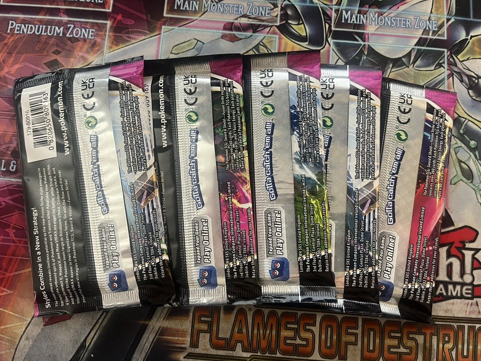 2021 Pokemon SW&SH Fusion Strike Booster Pack Lot of 5 (Costco Tins) | eBay
