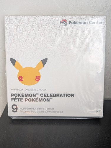 Pokémon Celebration Commemorative Coin Set (9-Piece) 25th Anniversary ...