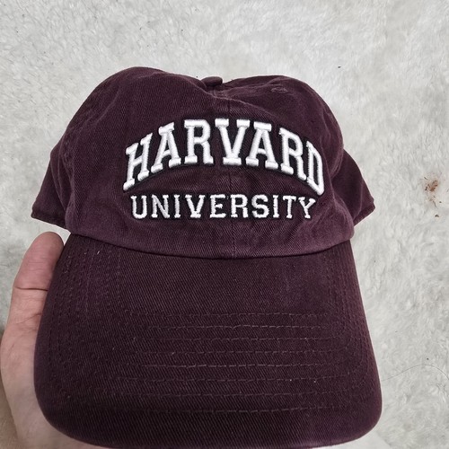 Harvard University Hat '47 Brand Clean Up Strapback Cap Crimson Maroon ...