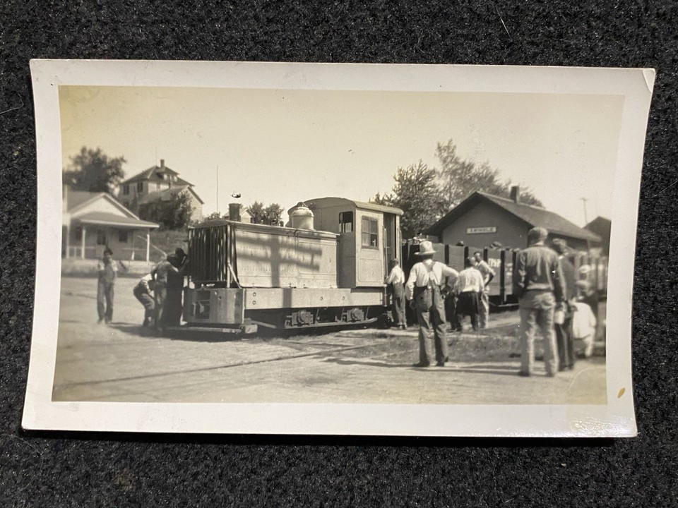 Zwingle Iowa IA Railroad Train Construction Dubuque Co. Antique ...