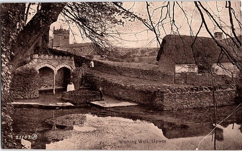 Postcard Upwey Dorset England Wishing Well Valentine Series | eBay