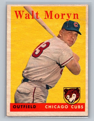 1958 Topps Walt Moryn #122 - Chicago Cubs - EX+ | eBay
