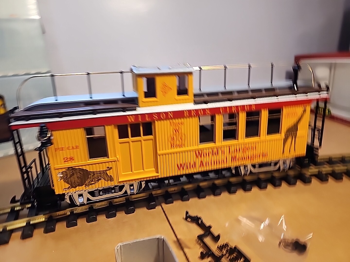 LGB 4075-dg Wilson Bros Circus G Scale Drover Caboose for sale online ...
