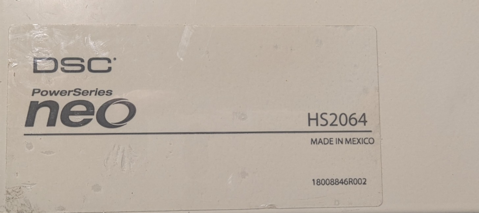 DSC HS2064 PowerSeries Neo 64-Zone Security Control Panel | eBay