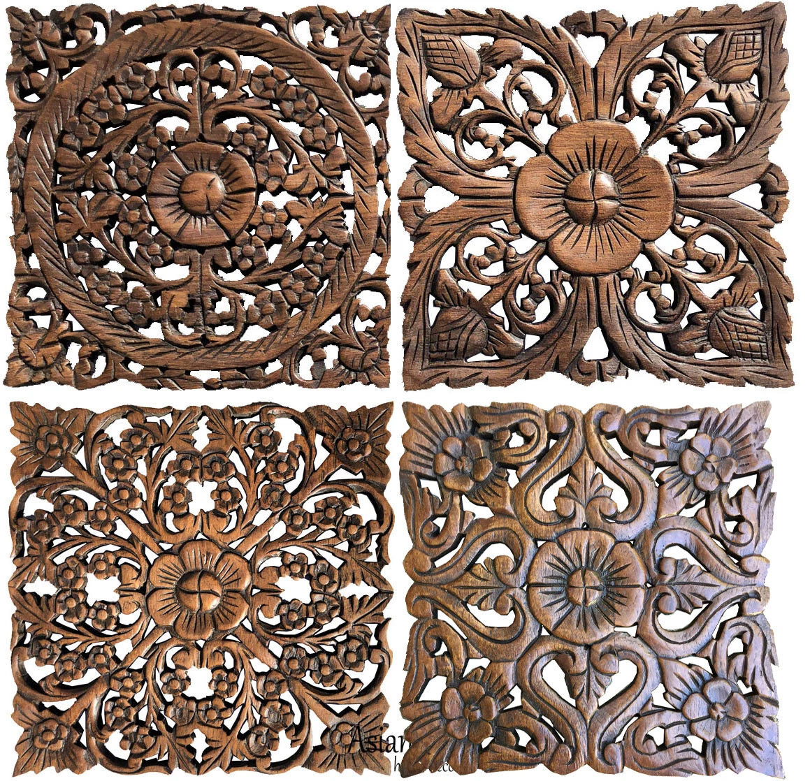 Wood Carving Square Designs