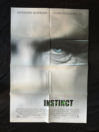 1999 INSTINCT Movie Poster Anthony Hopkins Cuba Gooding, Jr Donald ...