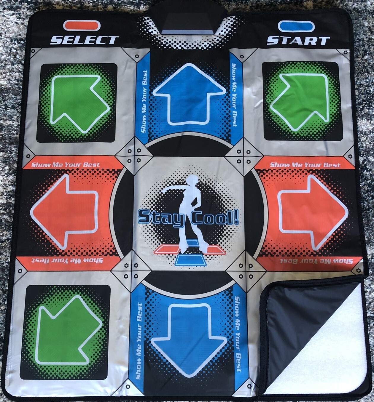 USB Dance Pad Mat with 3/4" Thick Foam - StepMania, Dance Dance ...