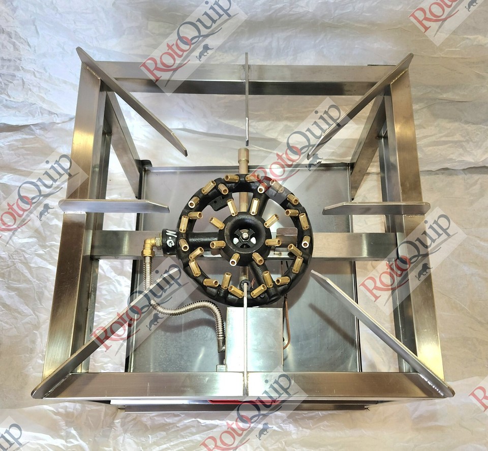 COMMERCIAL STOCKPOT COOKER/STOVE 32 JET BURNER 600 x 600 NATURAL OR ...