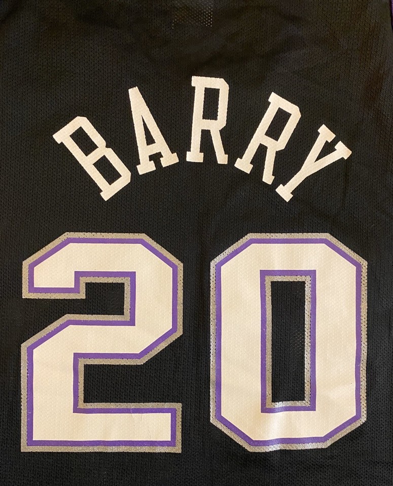 Rare Vintage Champion NBA Sacramento Kings Jon Barry Basketball Jersey ...