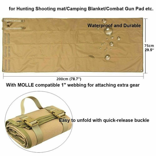 Shooting Range Mat Portable Tactical Hunting Rifle Non-padded Gun Bag ...