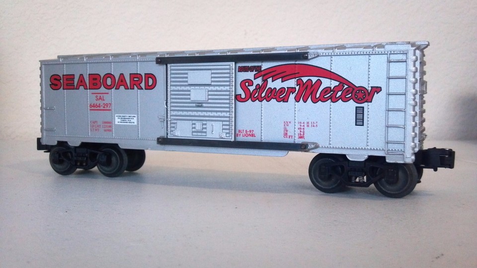 Lionel 6464-297 SEABOARD "SILVER METEOR" STD O BOXCAR | eBay