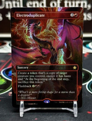 Magic The Gathering Foundations - Electroduplicate (Borderless) (Mana-Foil) NM | eBay