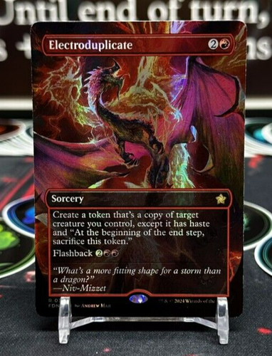 Magic The Gathering Foundations - Electroduplicate (Borderless) (Mana-Foil) NM | eBay