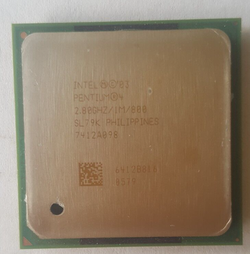 CPU Intel '04 Pentium 4 2.80GHZ/1M/800 SL79K PHILIPPINES 7412A098 | eBay