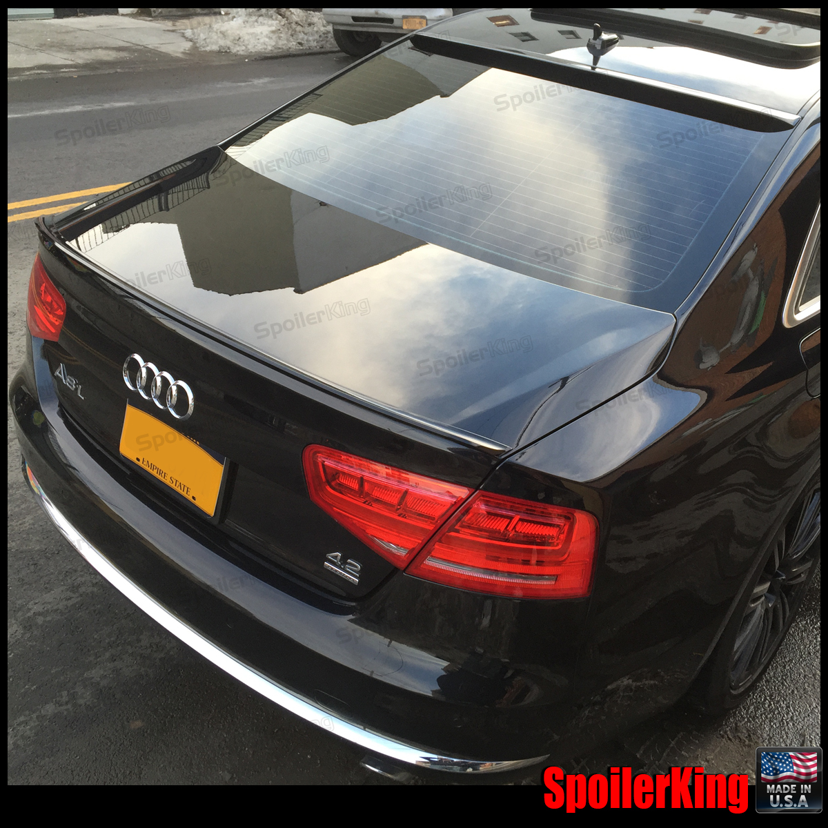 SpoilerKing Fit Audi S8 13-18 D4 Rear Roof Spoiler & Trunk Wing Combo ...
