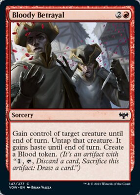 Magic MTG Bloody Betrayal [Innistrad: Crimson Vow] | eBay